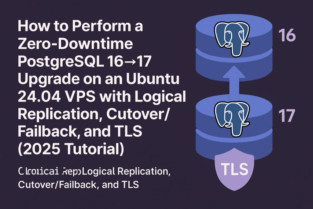 How to Perform a Zero‑Downtime PostgreSQL 16→17 Upgrade on an Ubuntu 24.04 VPS with Logical ...